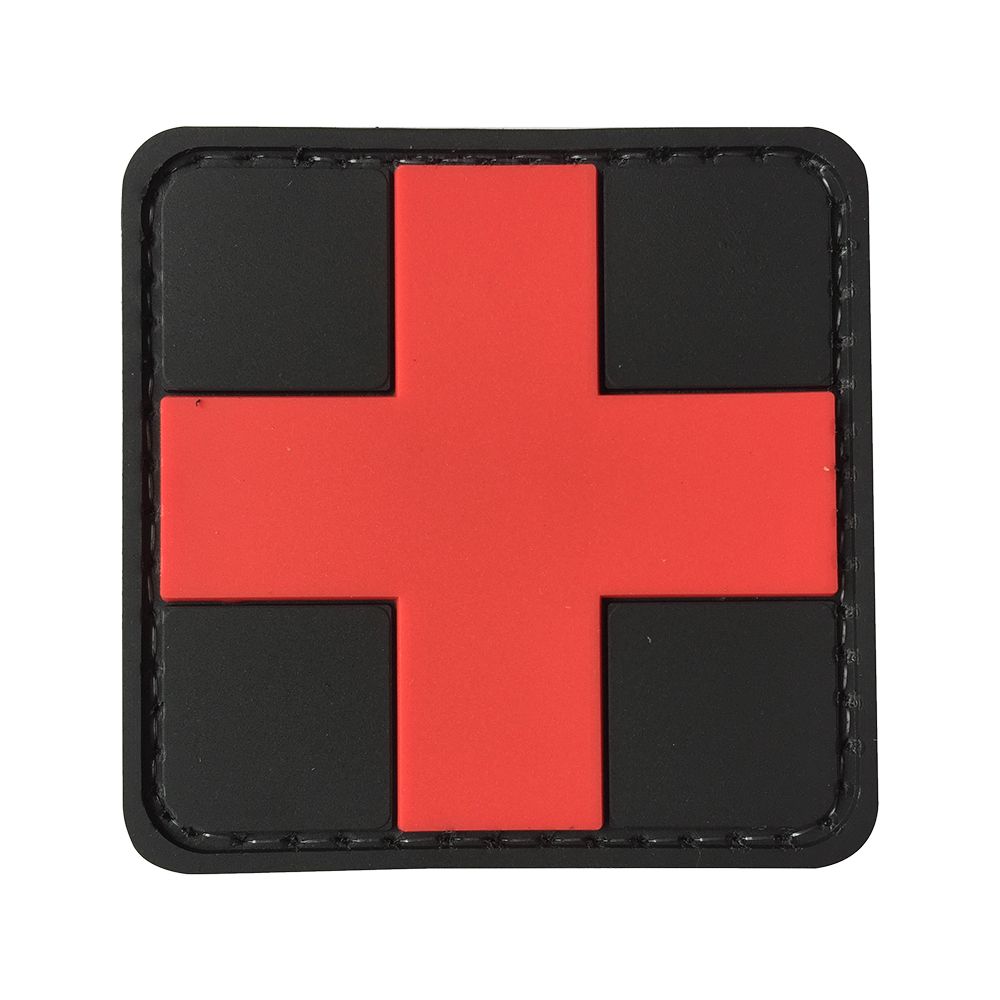 DRAGONPRO Medic Cross PVC Patch 50 x 50 mm | Tactical Center | Airsoft